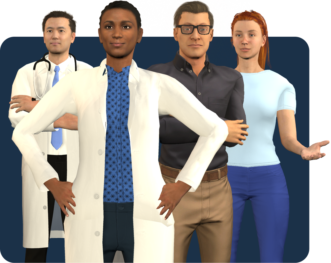 Content library: VR & AI-powered soft skills training modules